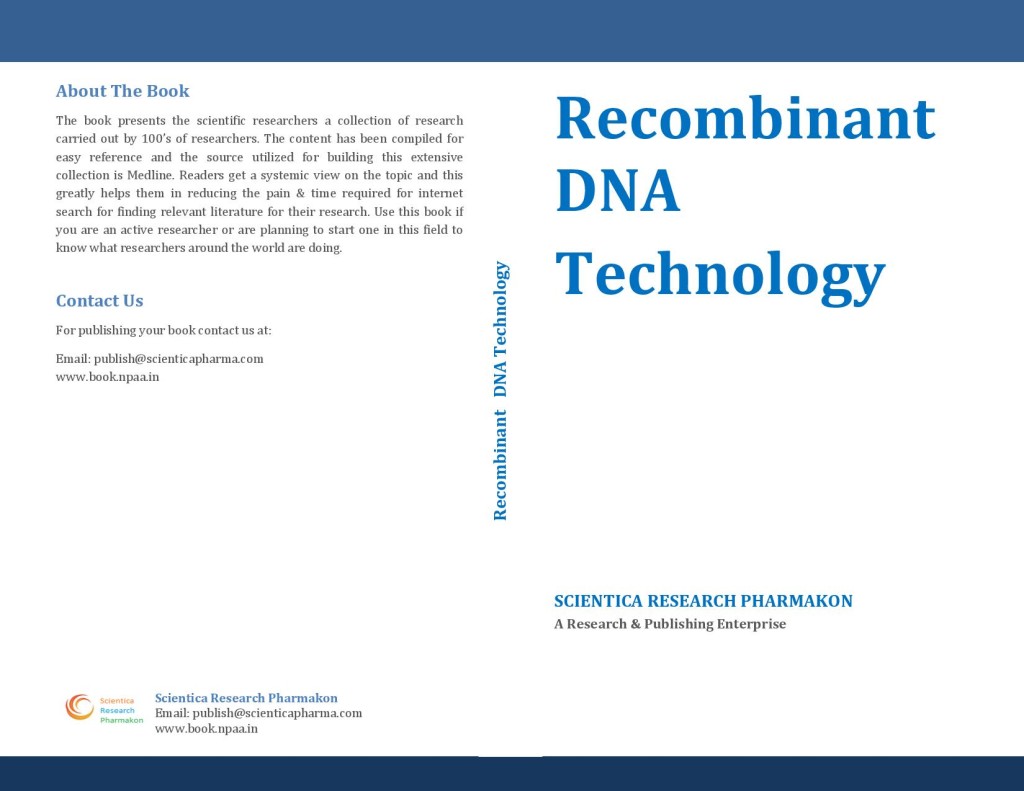Recombinant DNA Technology – Book nPAA